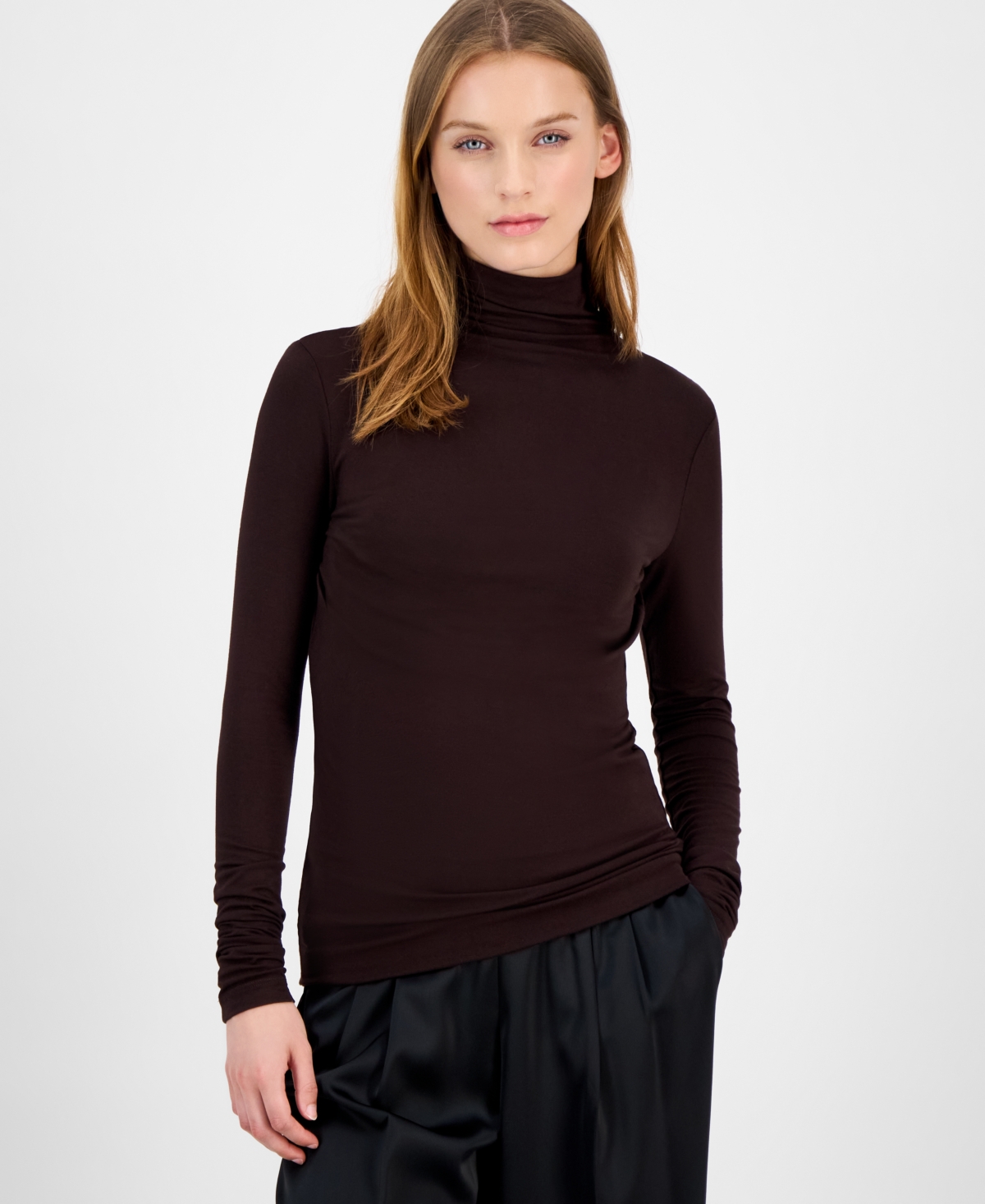 Click here for Anne Klein Womens Long-Sleeve Seamless Turtleneck... prices