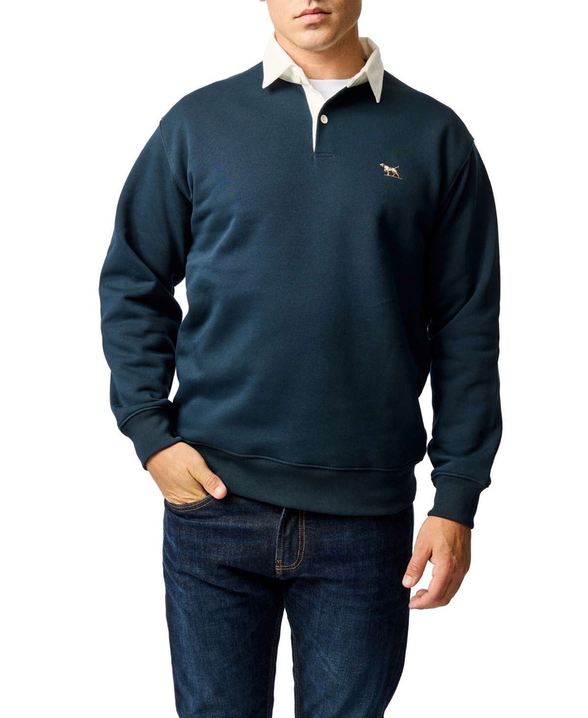 Click here for Rodd & Gunn Mens Otago Sweatshirt - Eclipse prices