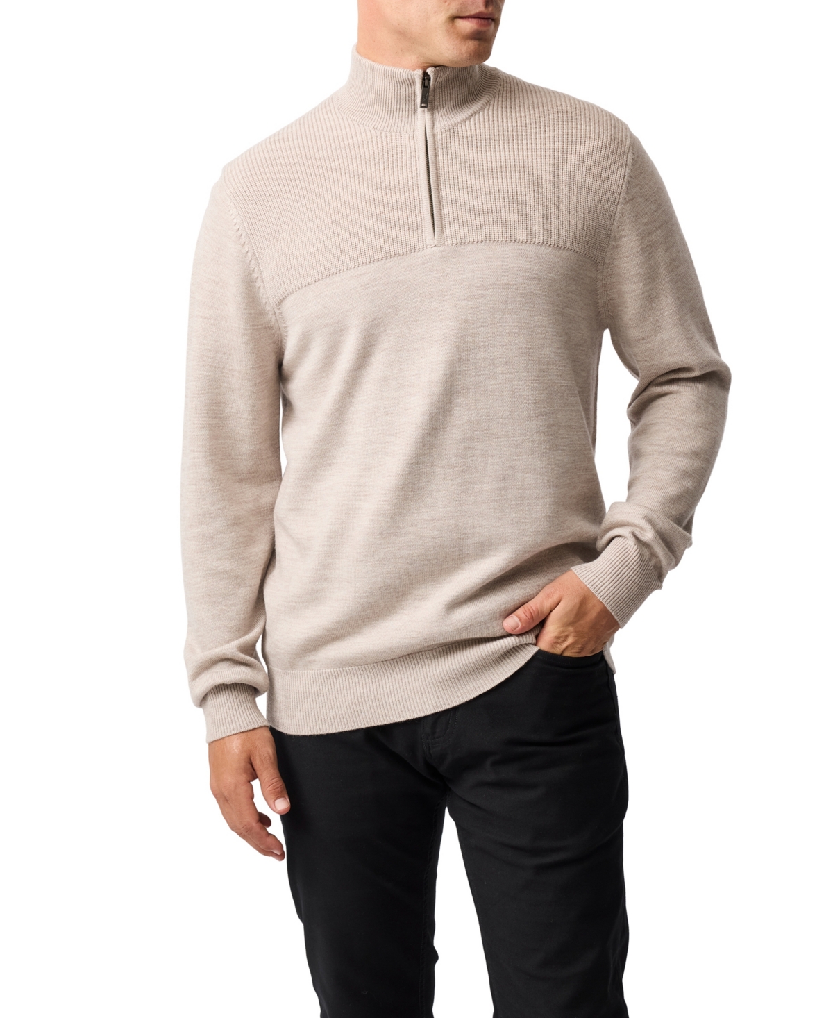 Rodd & Gunn Mens Quail Rise Knit Sweater - Natural