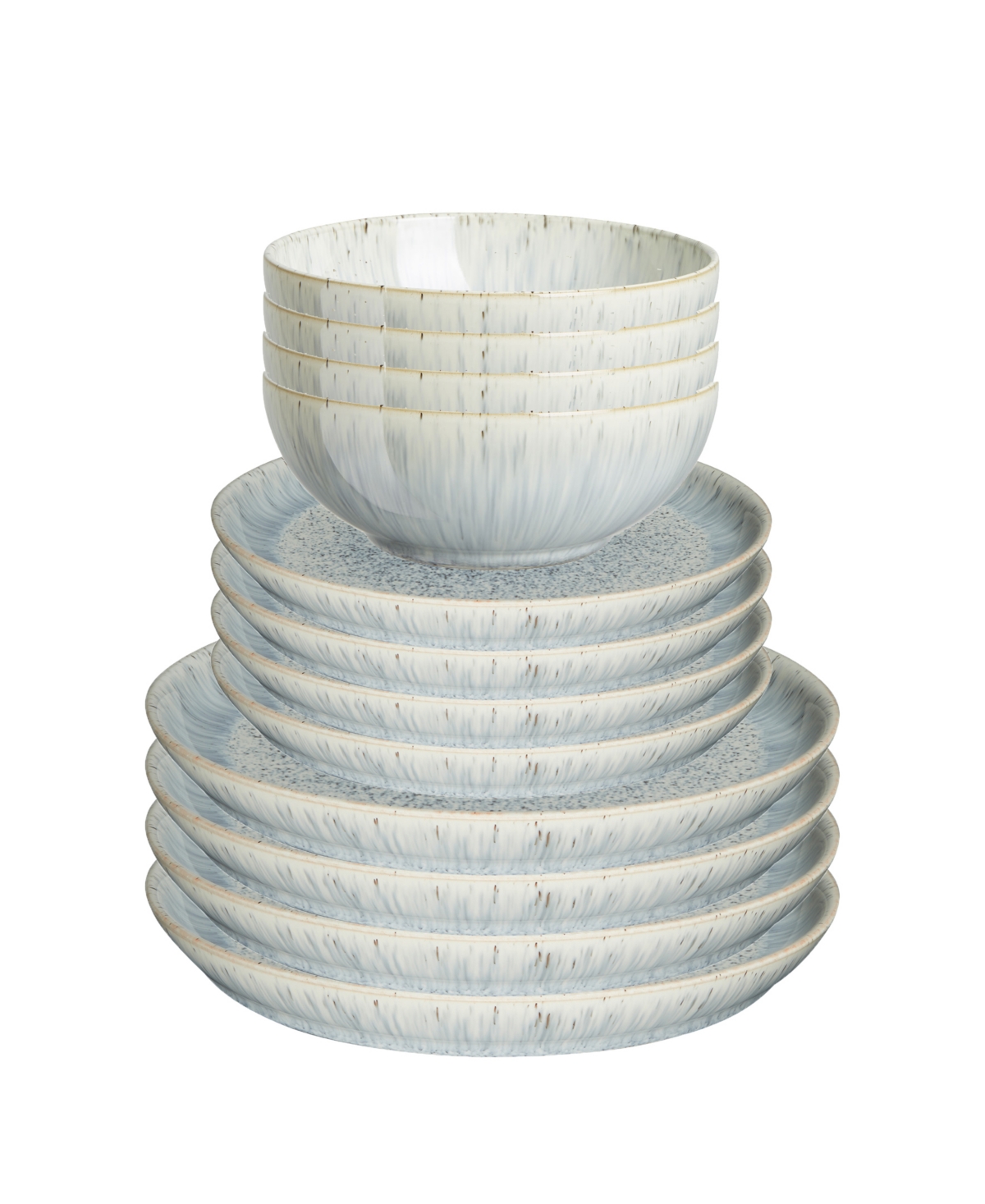 Click here for Denby Halo Speckle 12 Pc. Dinnerware Set  Service... prices