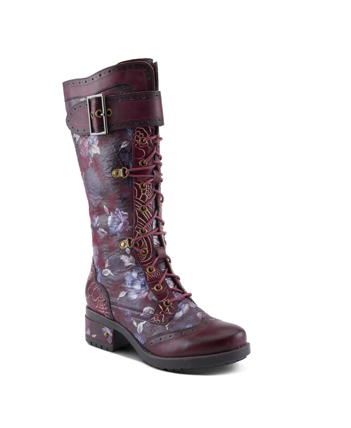 Click here for LArtiste Womens Kisha-Boss Tall Leather Combo Boot... prices