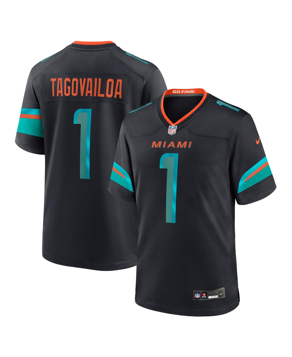 Click here for Nike Mens Tua Tagovailoa Navy Miami Dolphins Nfl R... prices