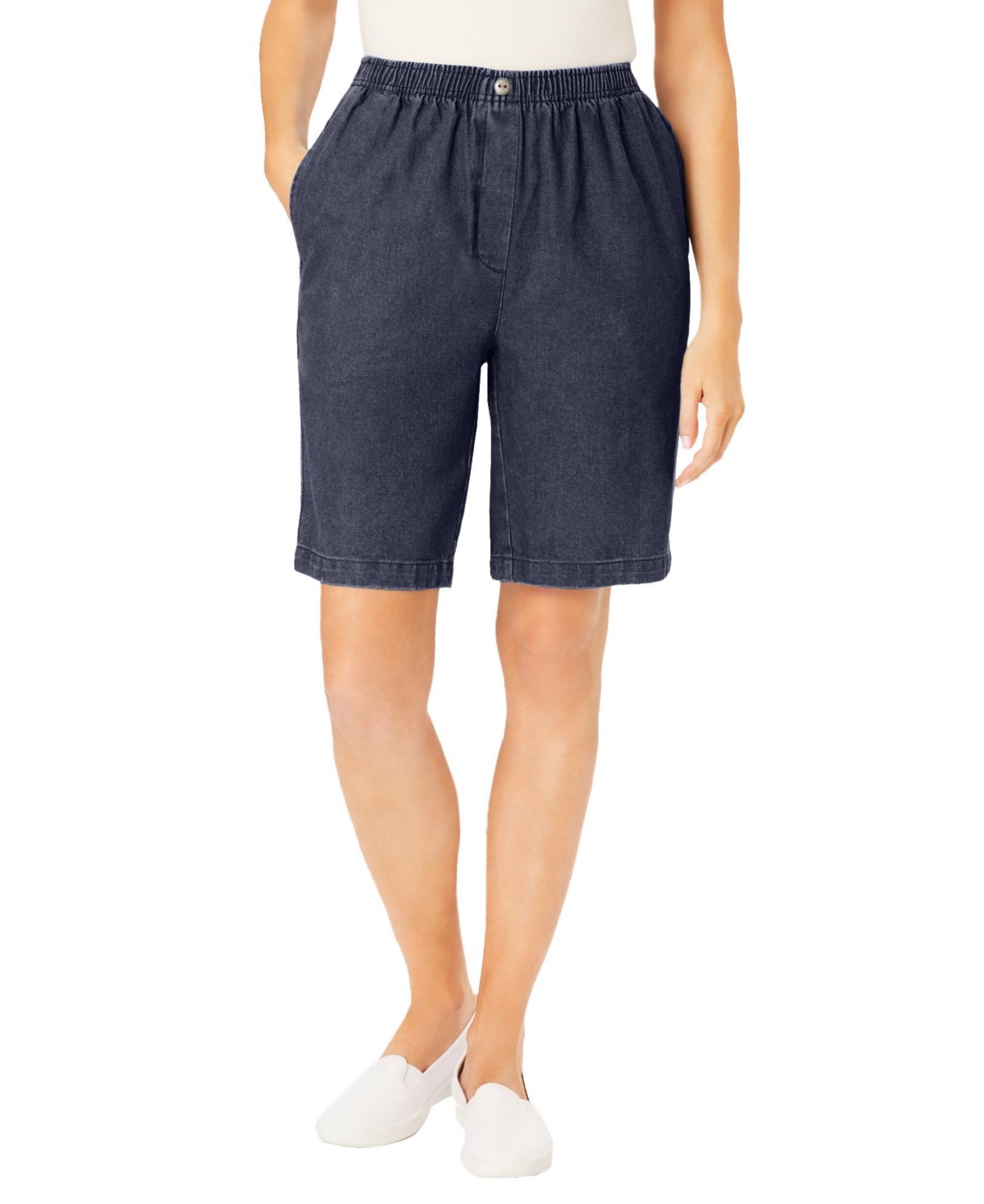 Click here for Woman Within Womens Within 7-Day Elastic-Waist Pul... prices