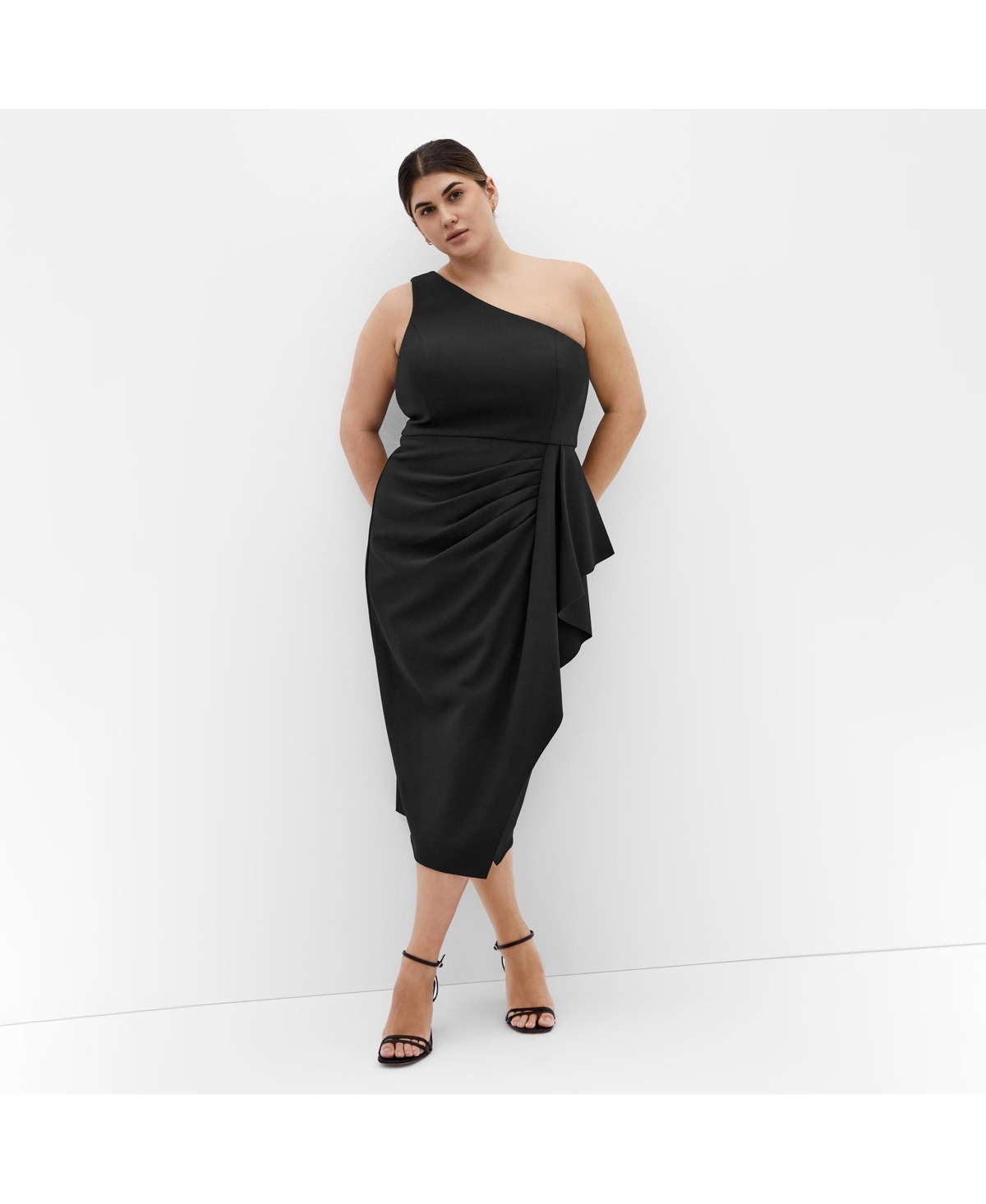 Click here for City Chic Womens Plus Size Priyanka One Shoulder D... prices