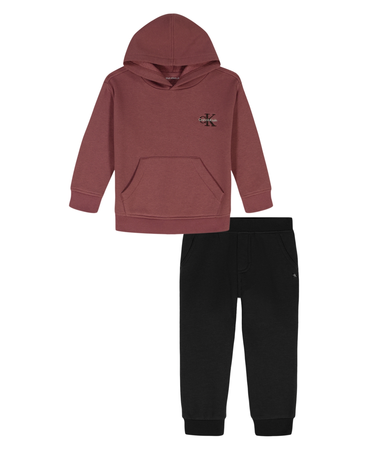Click here for Calvin Klein Boys 2T-7 2-Piece Hoodie and Pants Se... prices