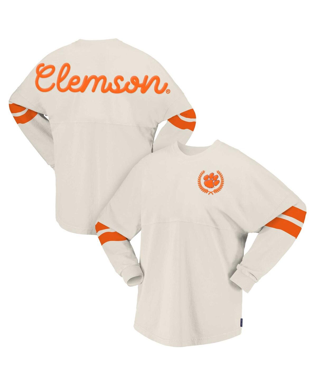 Click here for Spirit Jersey Womens Cream Clemson Tigers Oversize... prices