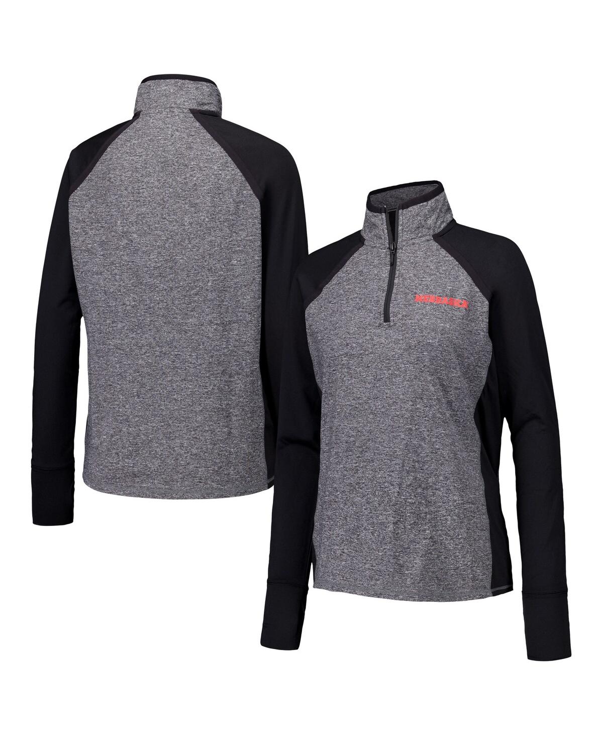 Click here for Camp David Womens Black/Heather Gray Nebraska Husk... prices