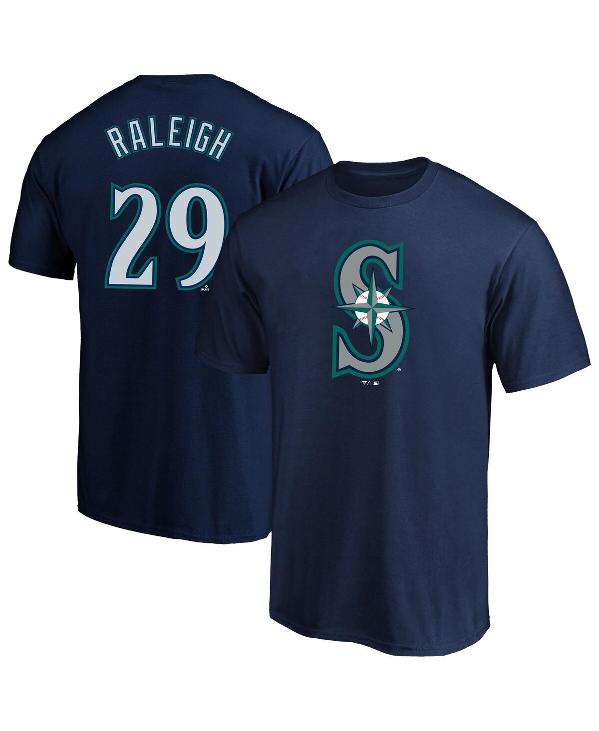 Click here for Fanatics Mens Cal Raleigh Navy Seattle Mariners Bi... prices