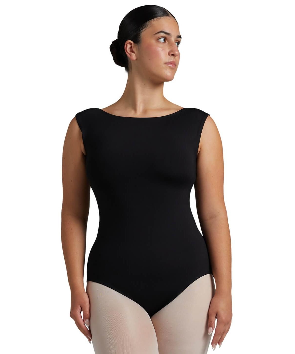 Click here for Capezio Womens Soft Elegance Boatneck Leotard - Bl... prices