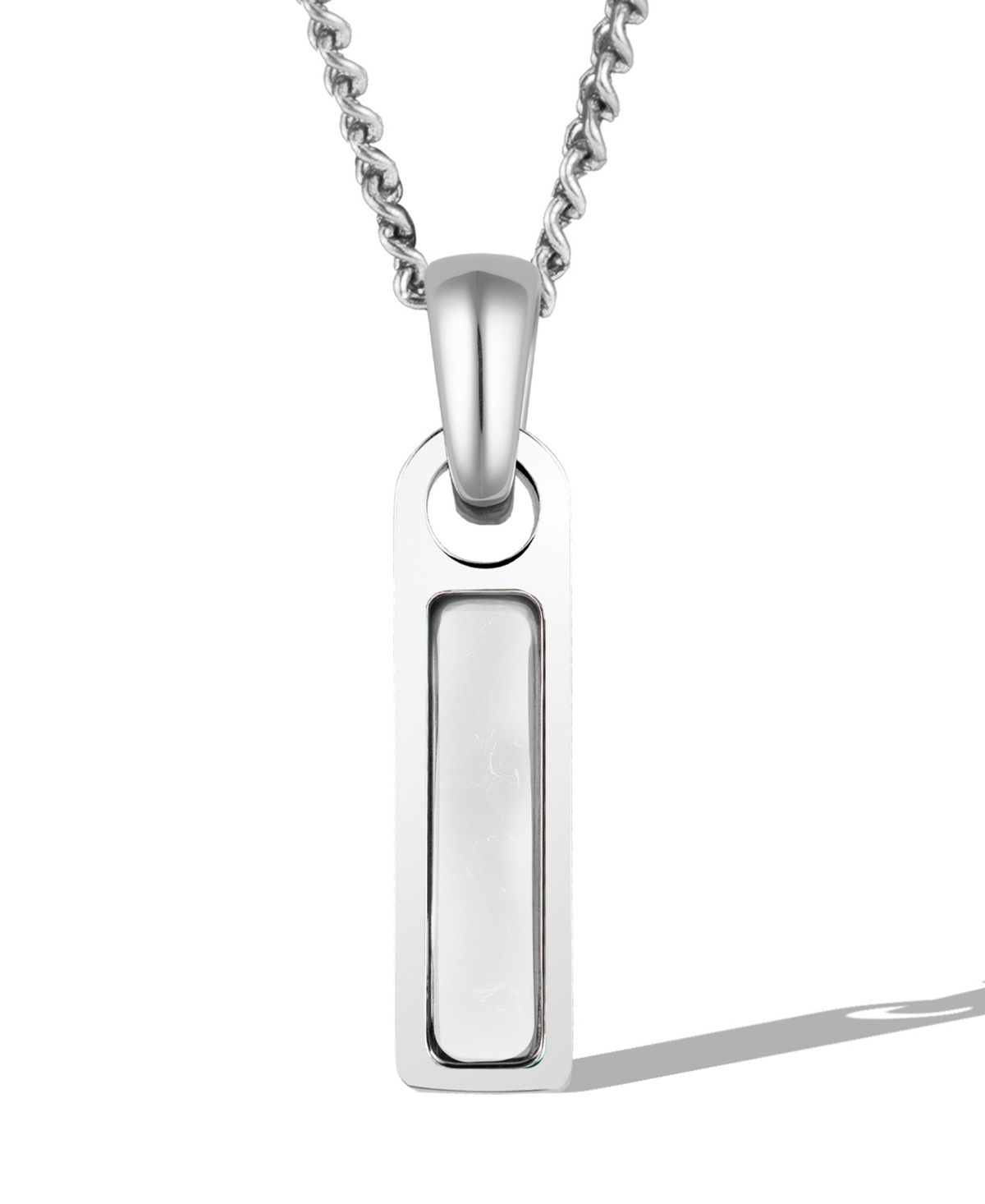 Click here for Vincero Mens Birthstone Tag Necklace – Silv... prices