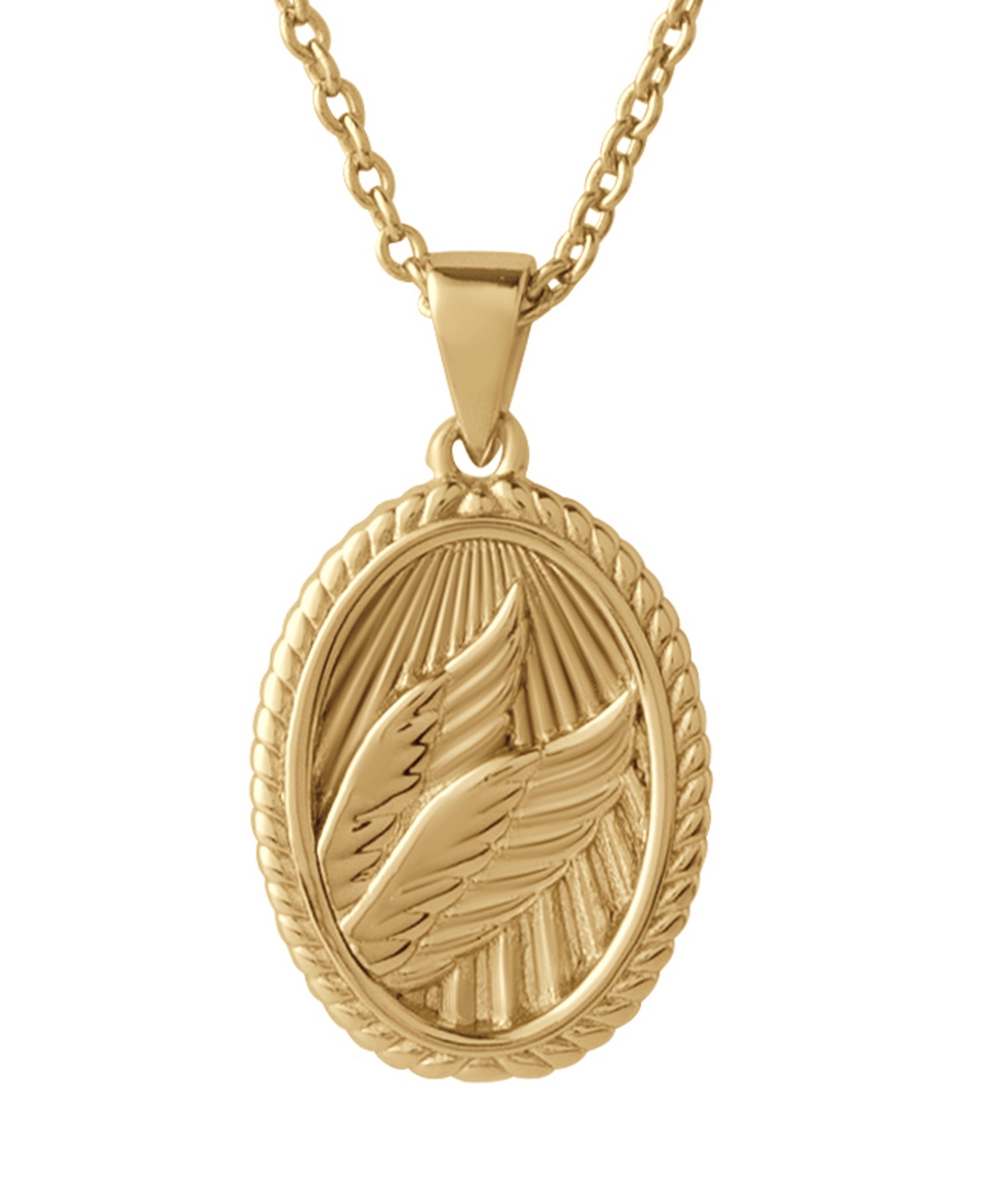 Click here for Vincero Womens Wings Necklace in Polished 14k Gold... prices
