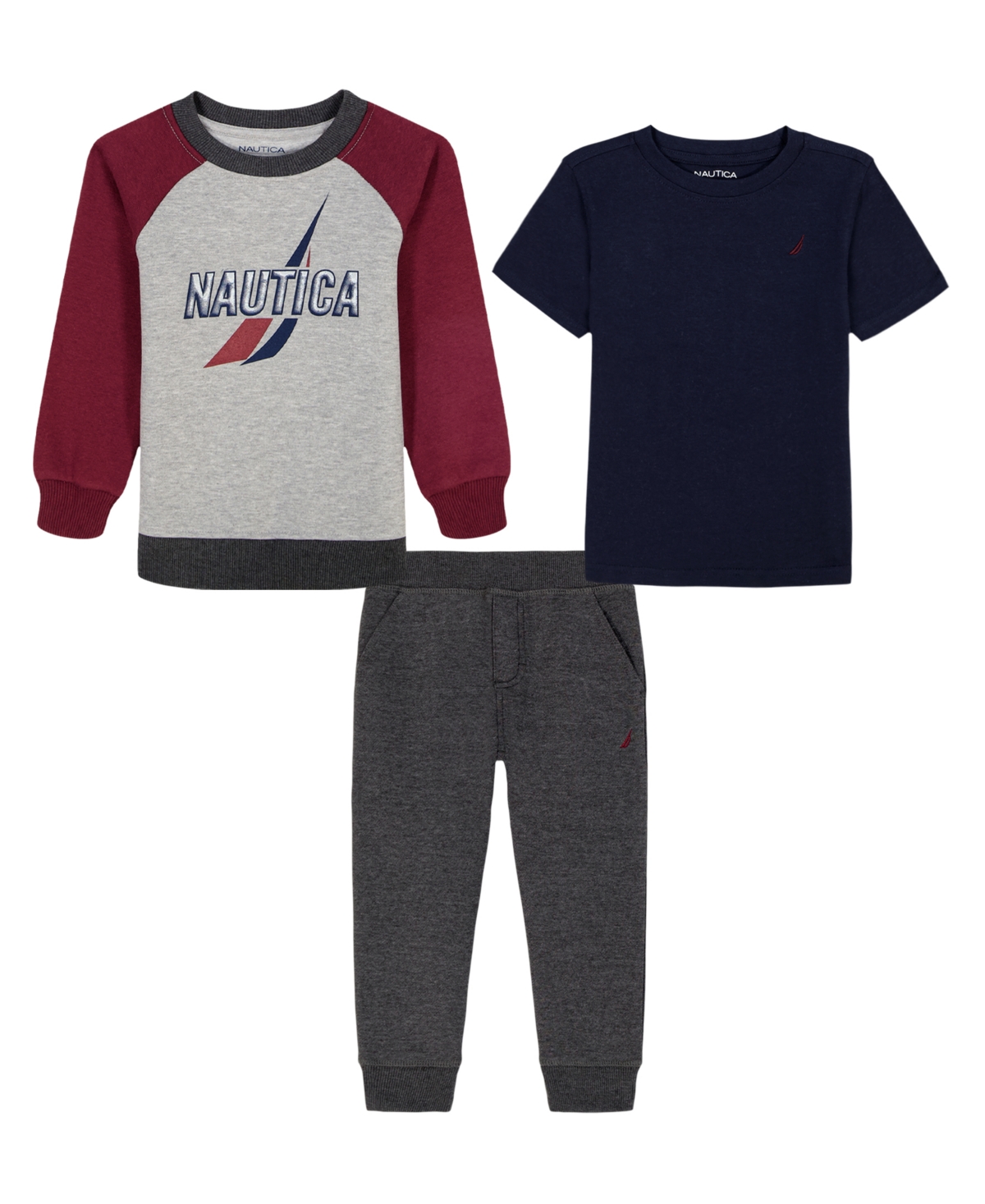 Click here for Nautica Toddler & Little Boys 2T-7 3-Piece T-Shirt... prices