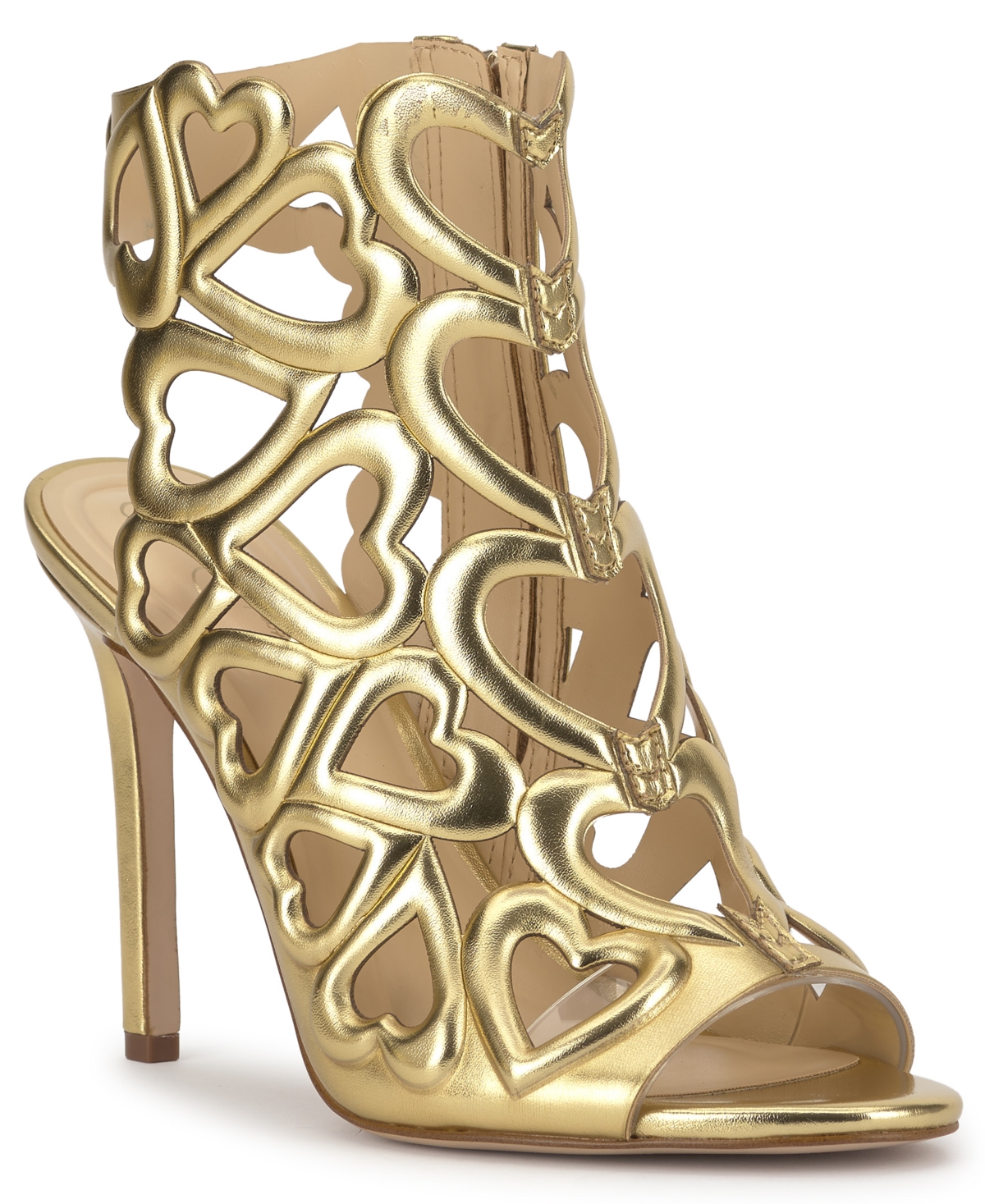 Click here for Jessica Simpson Womens Jalina Vinyl Heart High-Hee... prices