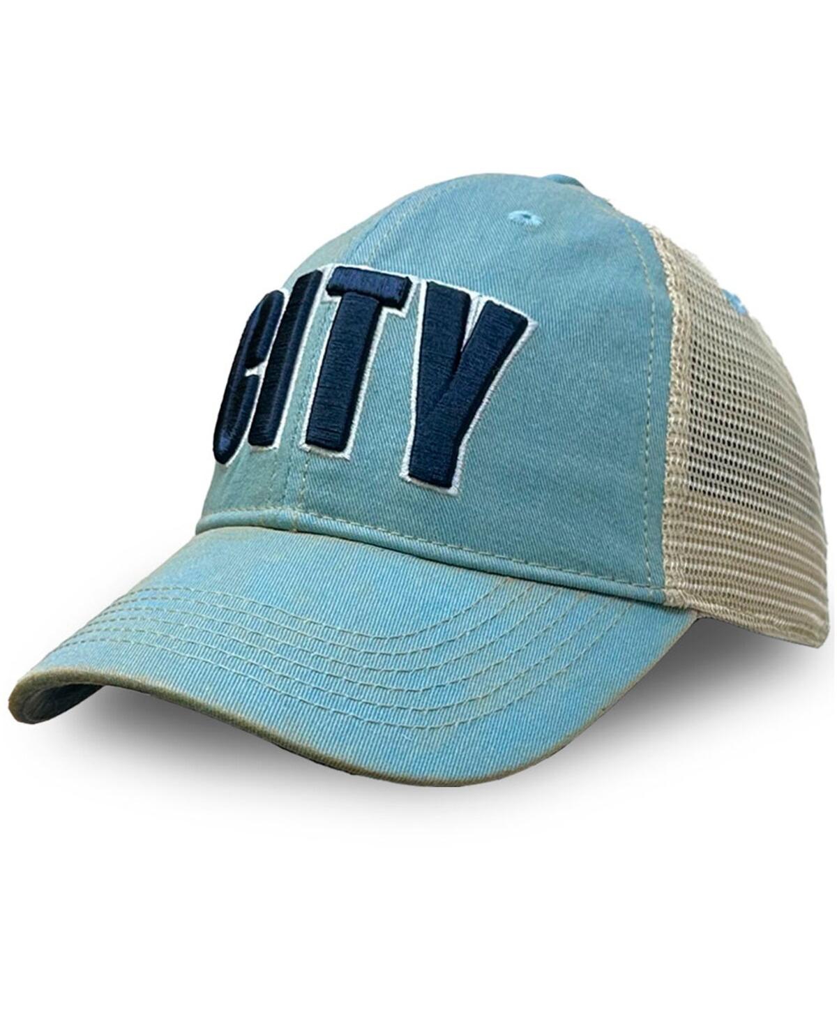 Click here for 1863FC Mens Sky Blue Manchester City Washed Trucke... prices