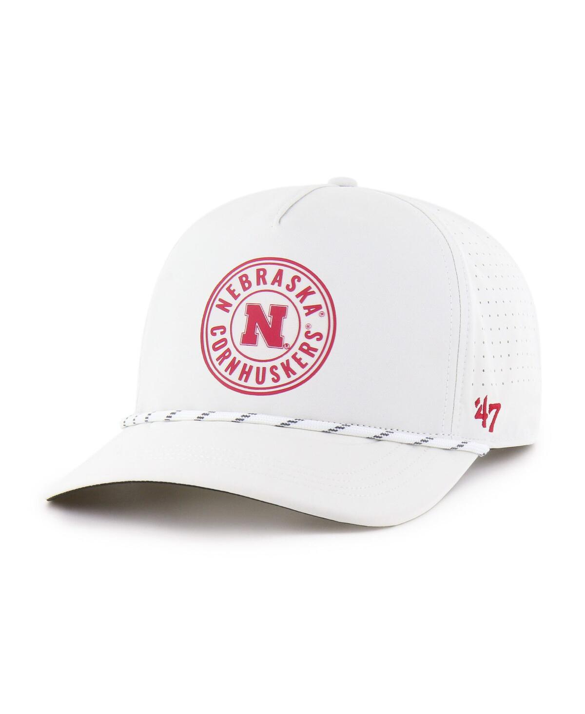 Click here for 47 Brand Mens White Nebraska Huskers Forward Colle... prices