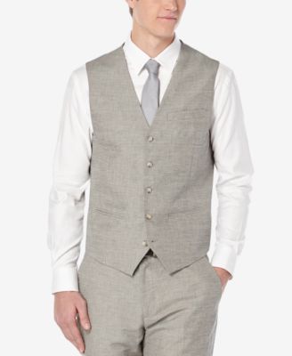 Perry Ellis Men's Dolan Chambray Vest - Macy's