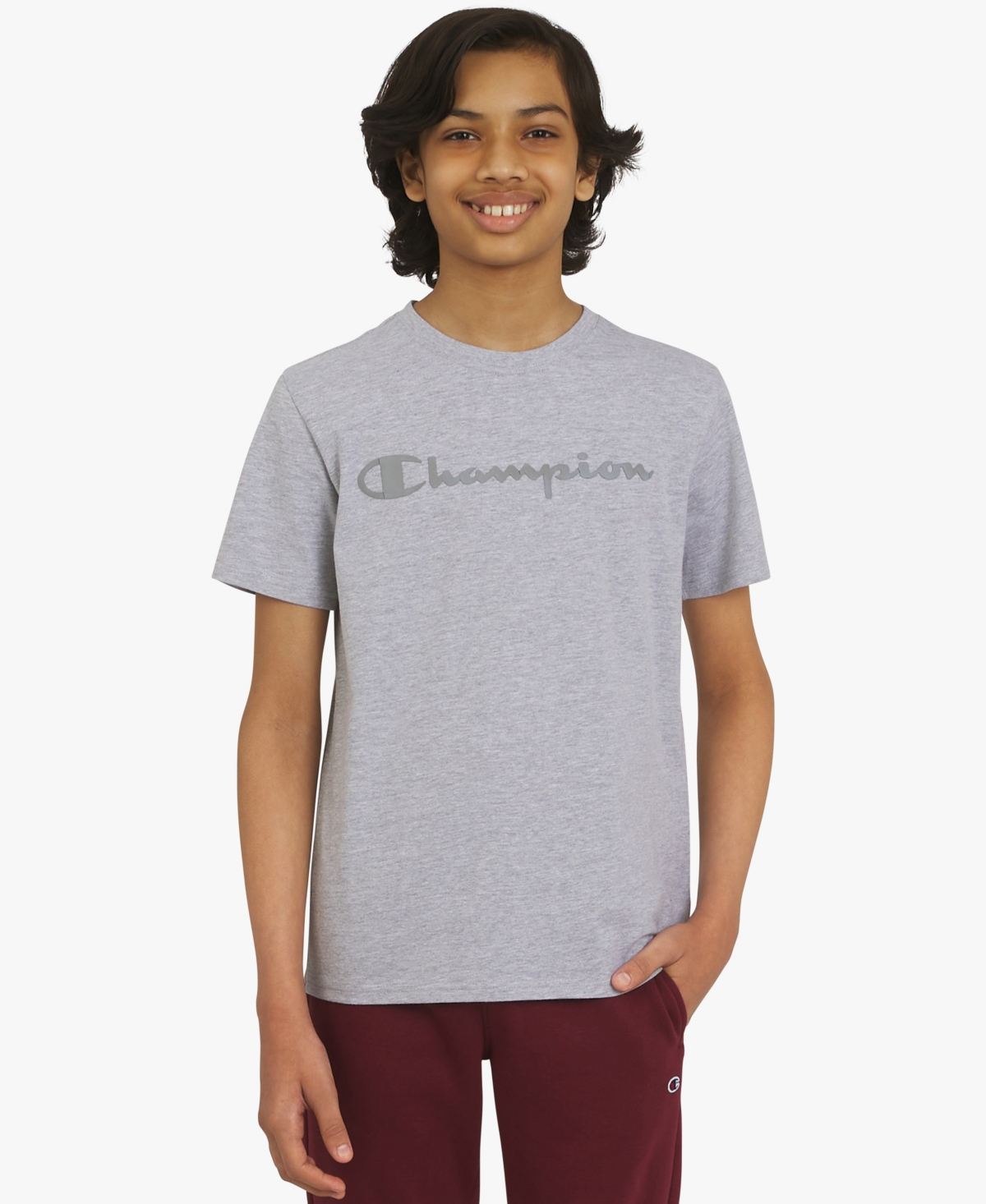Click here for Champion Boys 8-20 Signature Tonal Logo T-Shirt -... prices