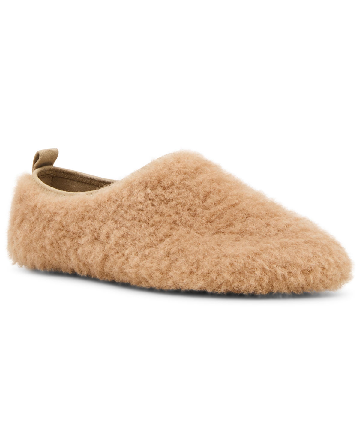 Steve Madden Womens Mino-f Slip-On Flats - Tan