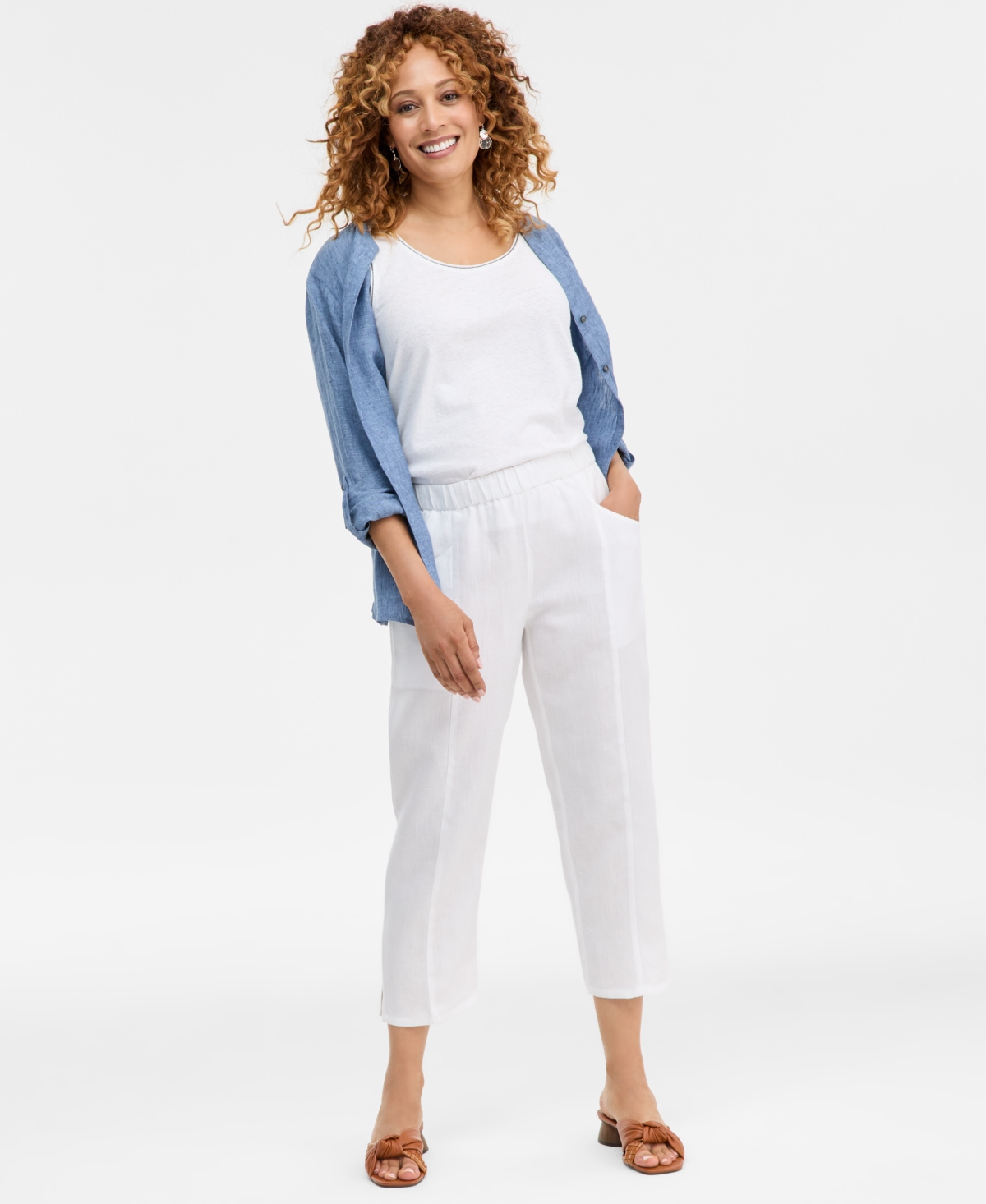 Click here for Charter Club Petite Woven Tapered Fit Pants  Macys... prices