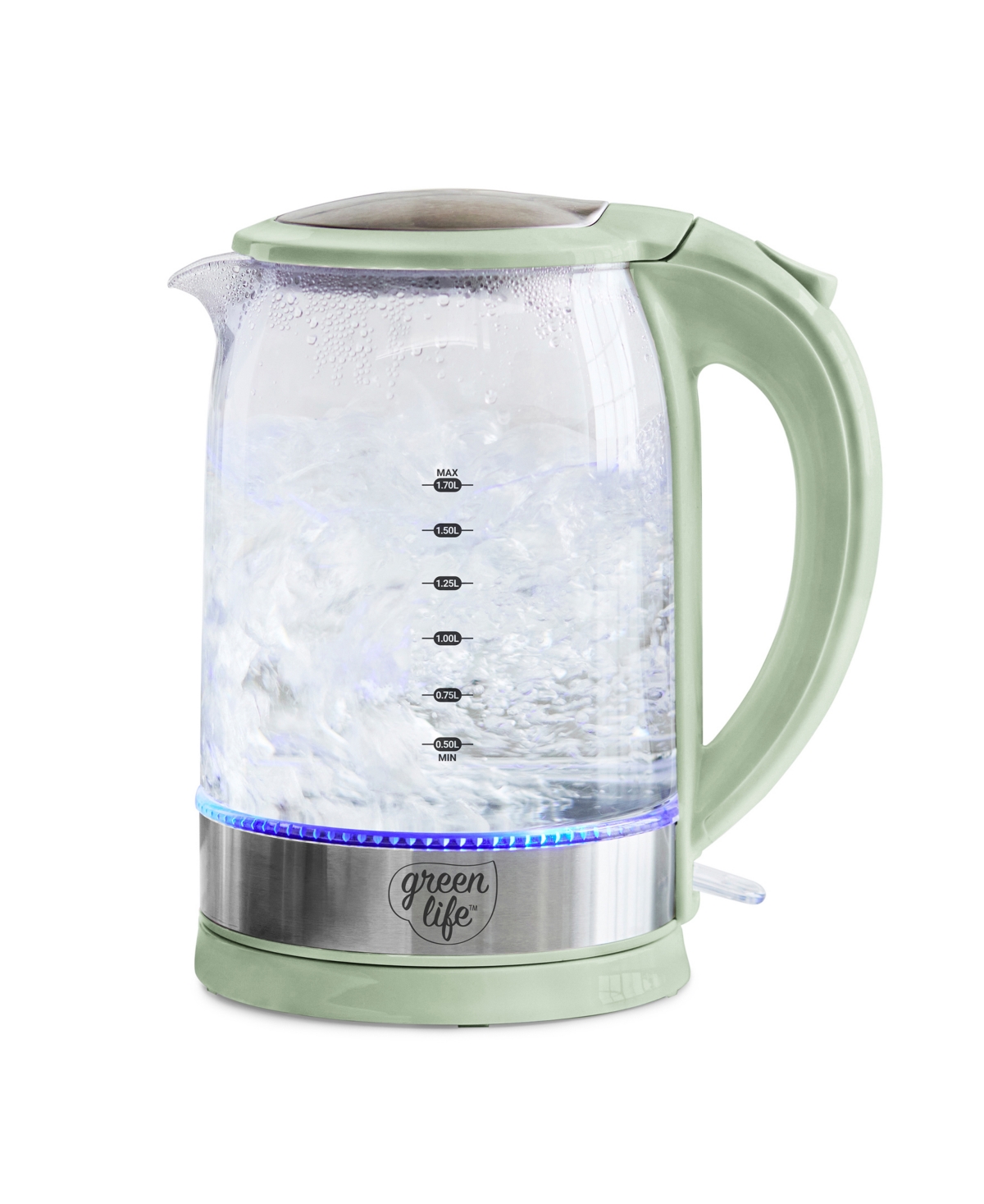 Click here for GreenLife 1.7 Liter Qwik Ez Kettle - Sage Green prices