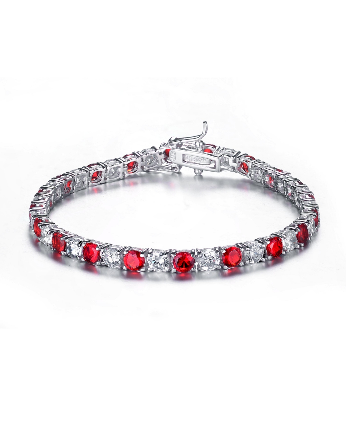 Click here for Genevive Sterling Silver with Colored Cubic Zircon... prices