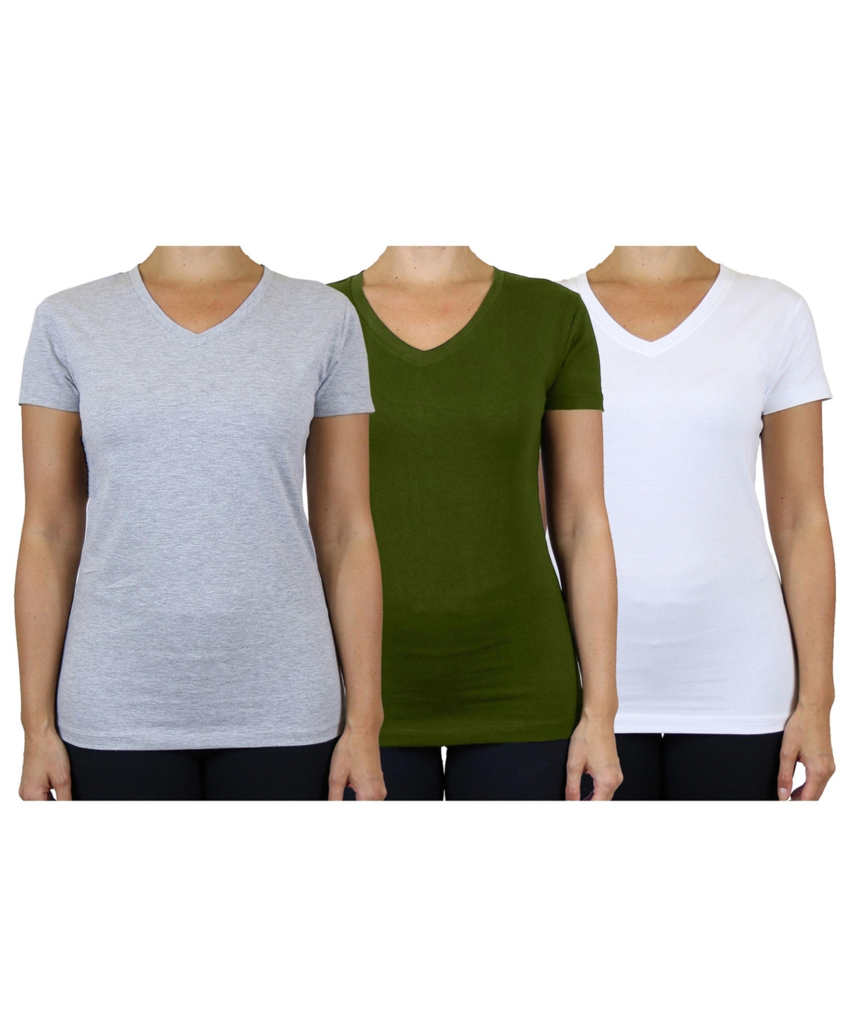 Click here for Blu Rock Womens Loose Fit Short Sleeve V-Neck Cott... prices
