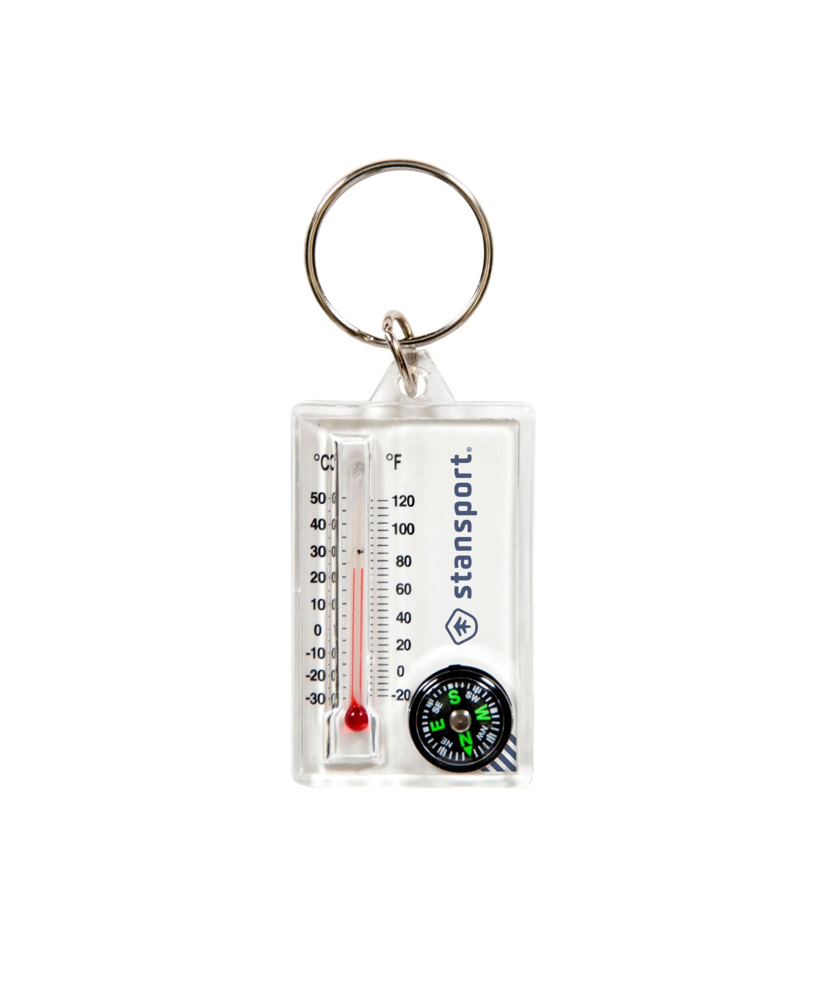 Click here for Stansport Zipper Pull Compass and Thermometer - Wh... prices