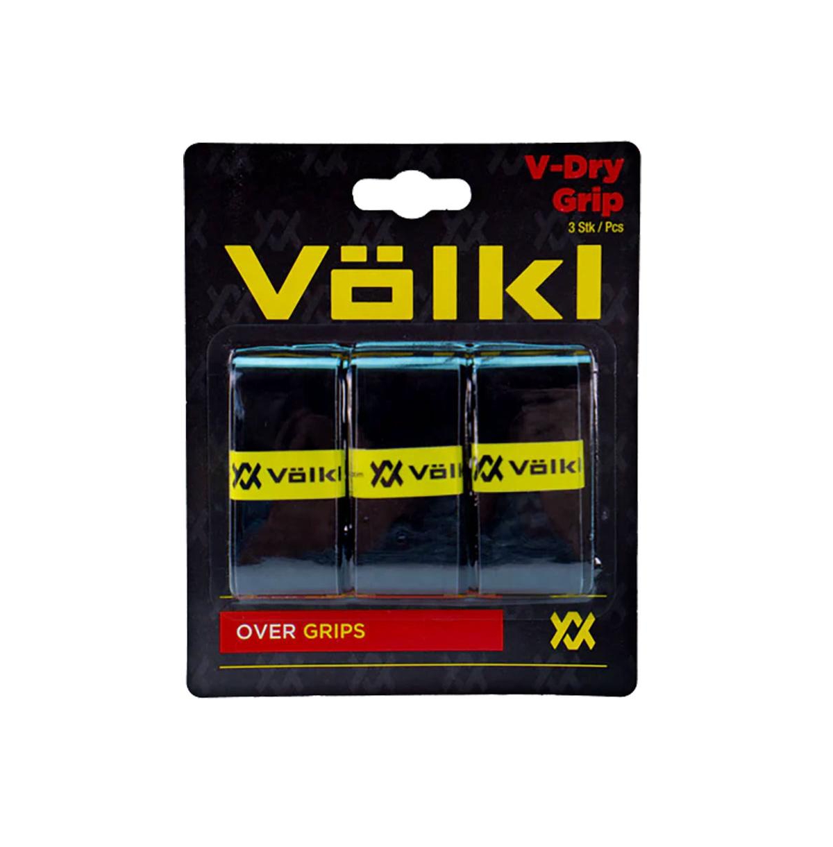Volkl V-Dry 3 Pack Overgrip - Black
