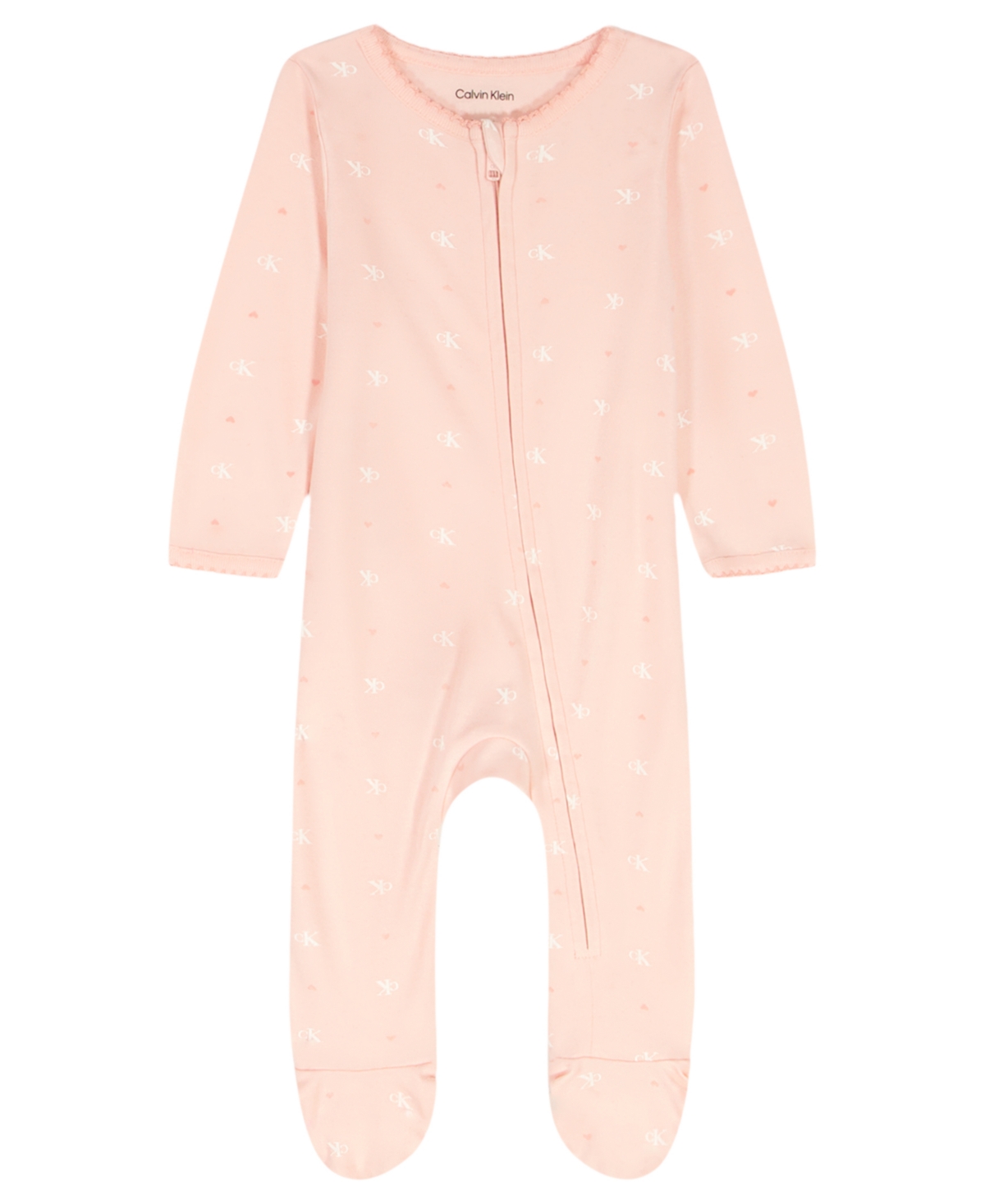 Click here for Calvin Klein Baby Girls Printed Footed Coverall -... prices