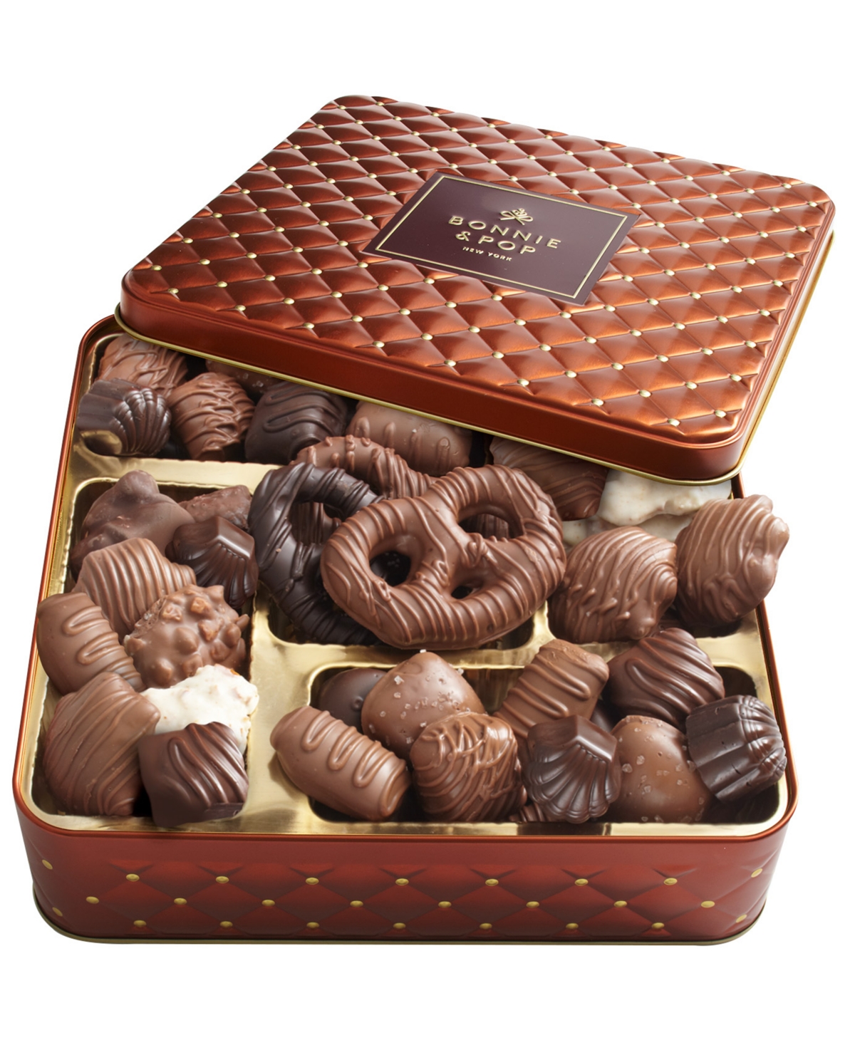 Click here for Bonnie & Pop Holiday Chocolate Copper Gift Tin  28... prices