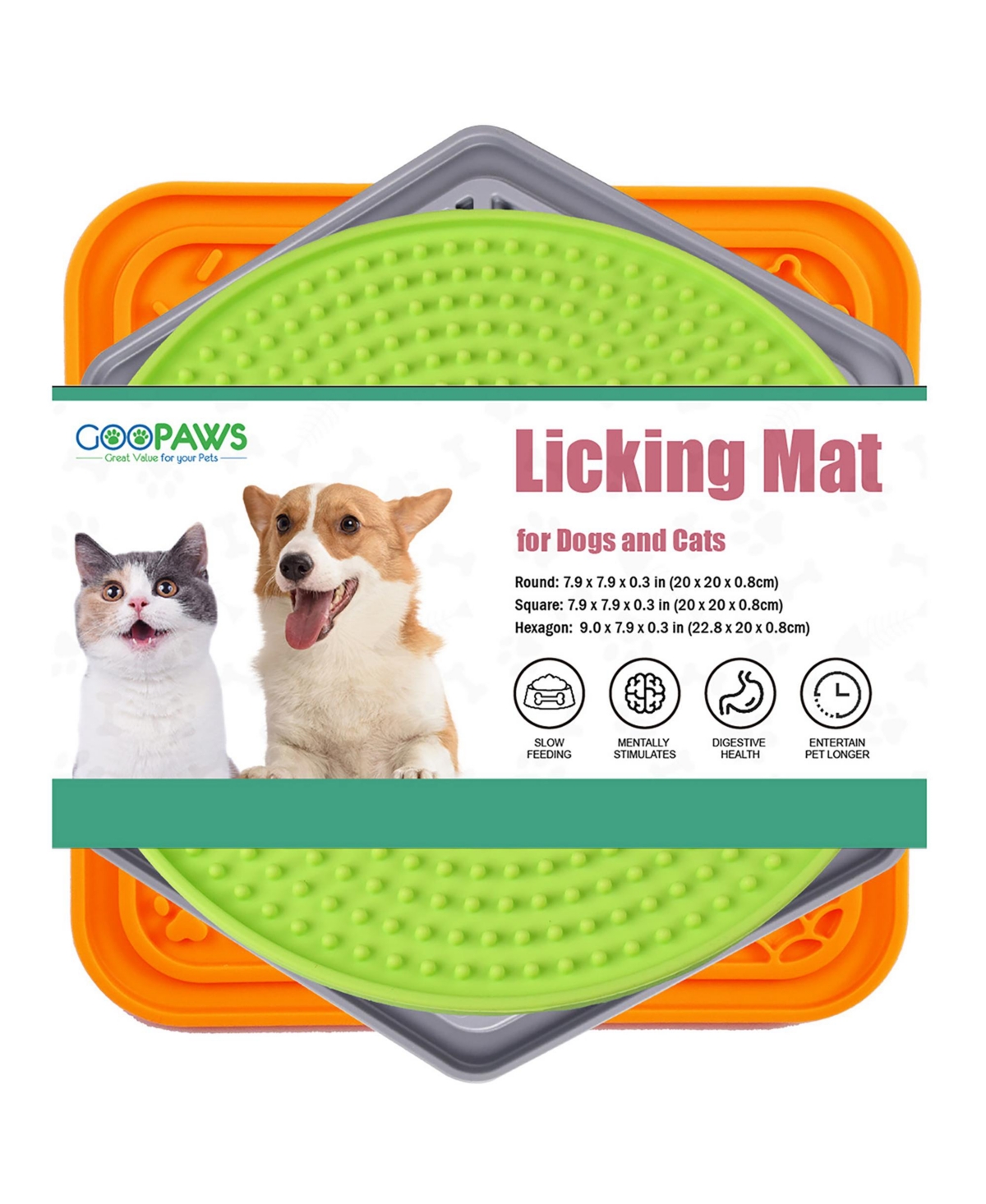 Click here for Goopaws Licking Mat: 3pk prices