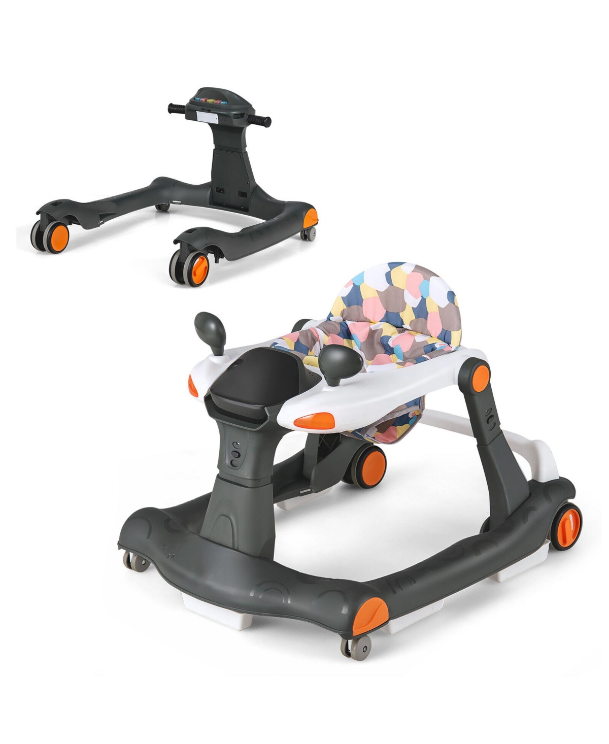 Click here for Gymax 2-in-1 Baby Walker Foldable Activity Push Wa... prices
