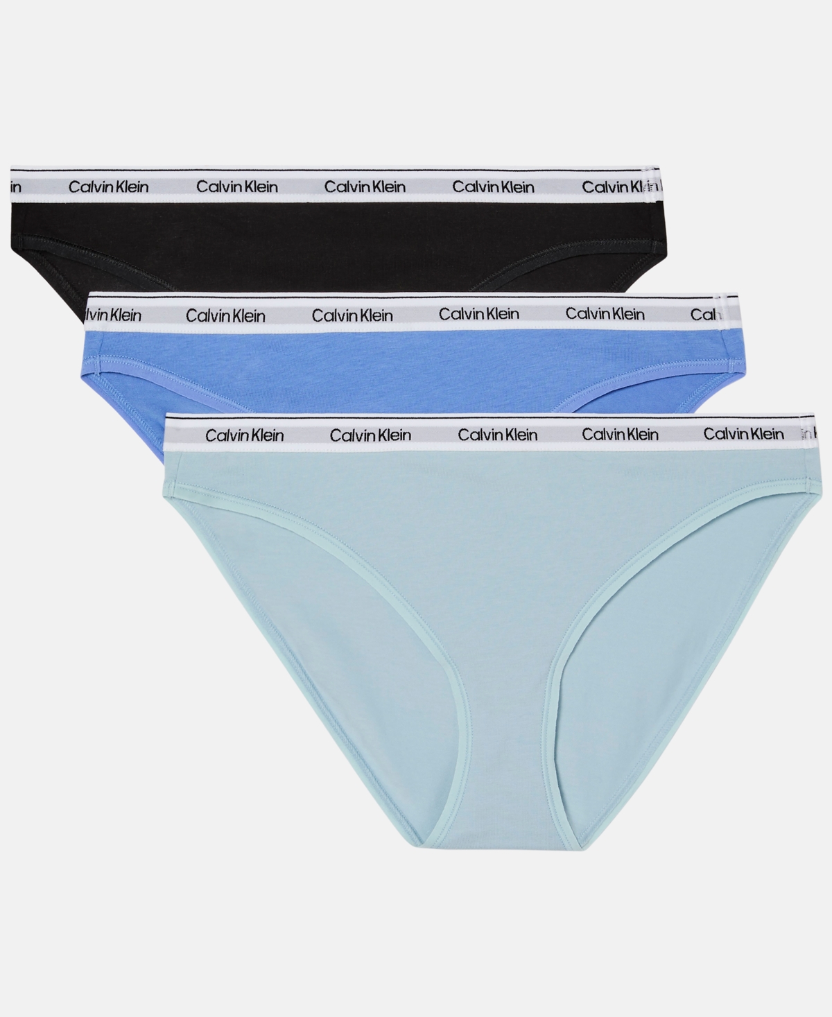 Click here for Calvin Klein Womens Modern Logo 3-Pack Bikini Unde... prices