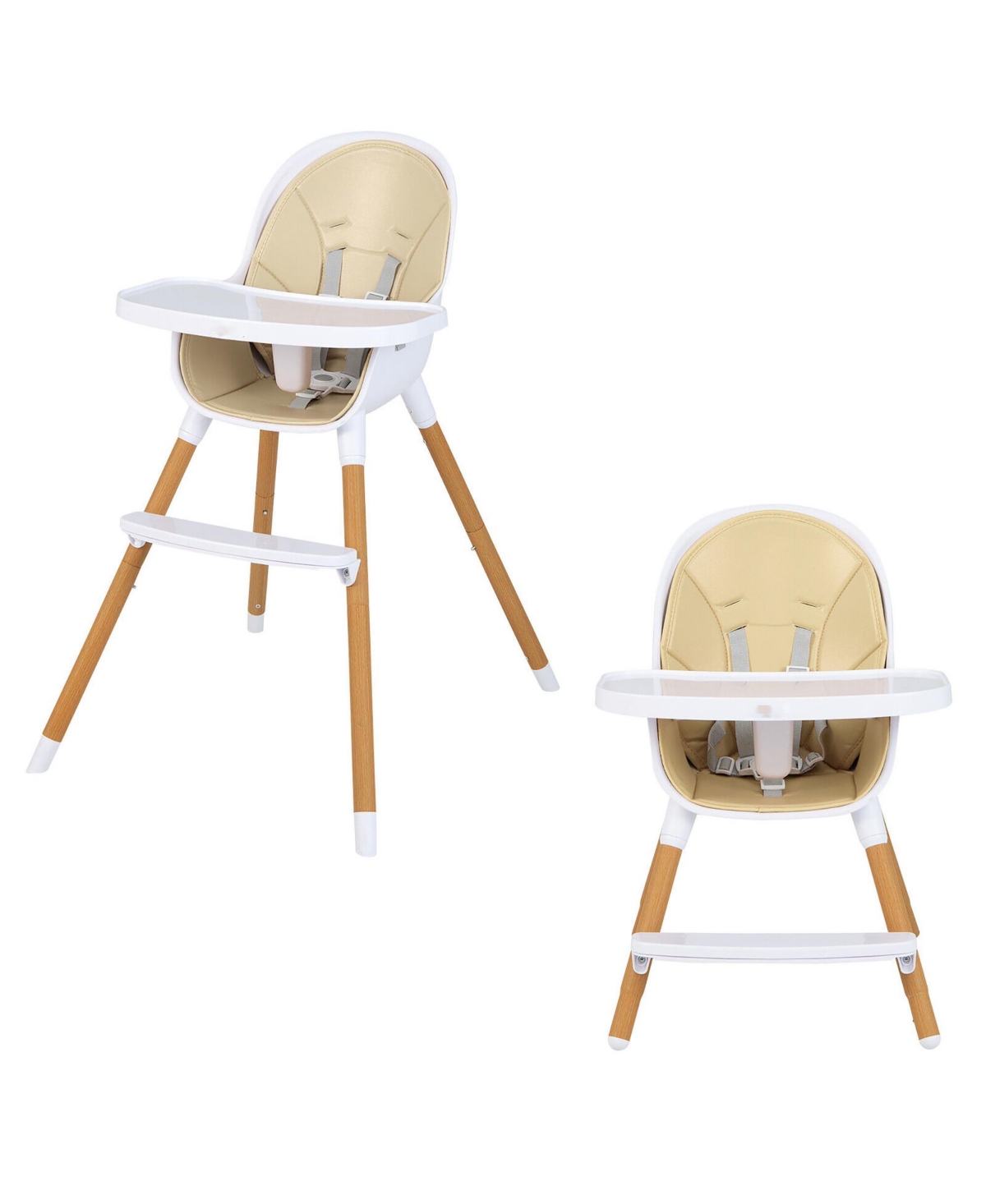 Click here for Gymax Baby 4-in-1 Convertible High Chair Feeding C... prices
