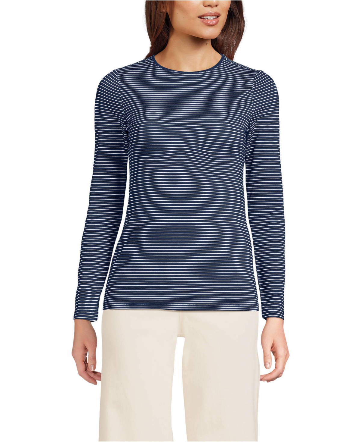 Click here for Lands End Womens Lightweight Jersey Skimming Long... prices