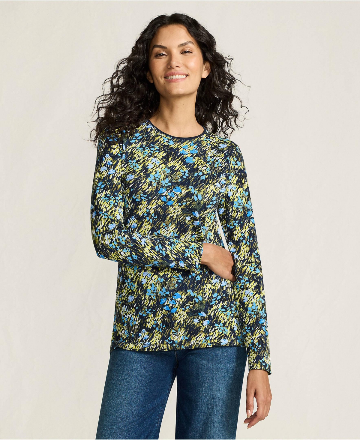 Click here for Lands End Womens Lightweight Jersey Skimming Long... prices