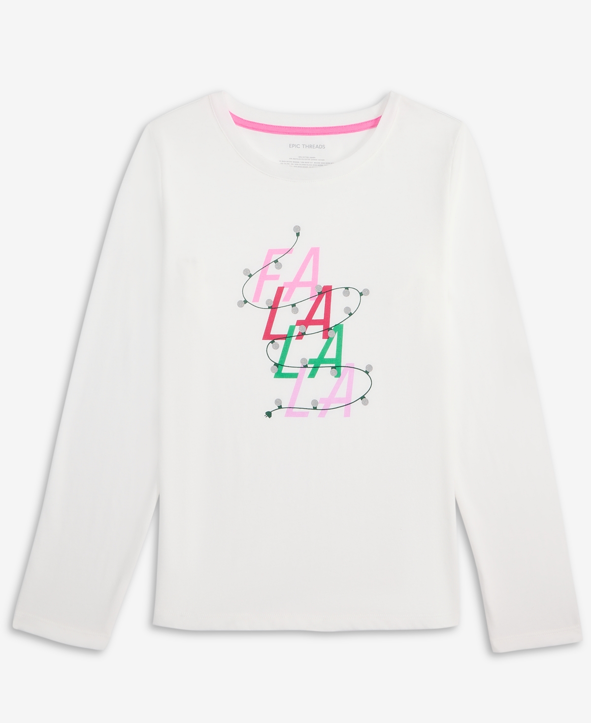Click here for Epic Threads Little & Big Girls Fa La La La Graphi... prices