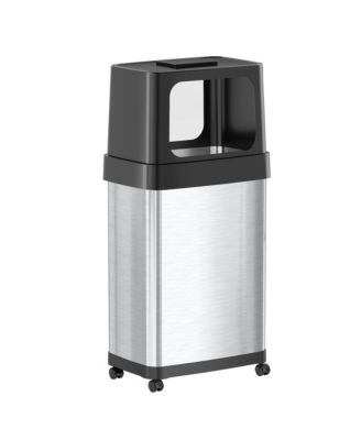 Click here for Itouchless Stainless Steel Dual Push Door Trash Ca... prices