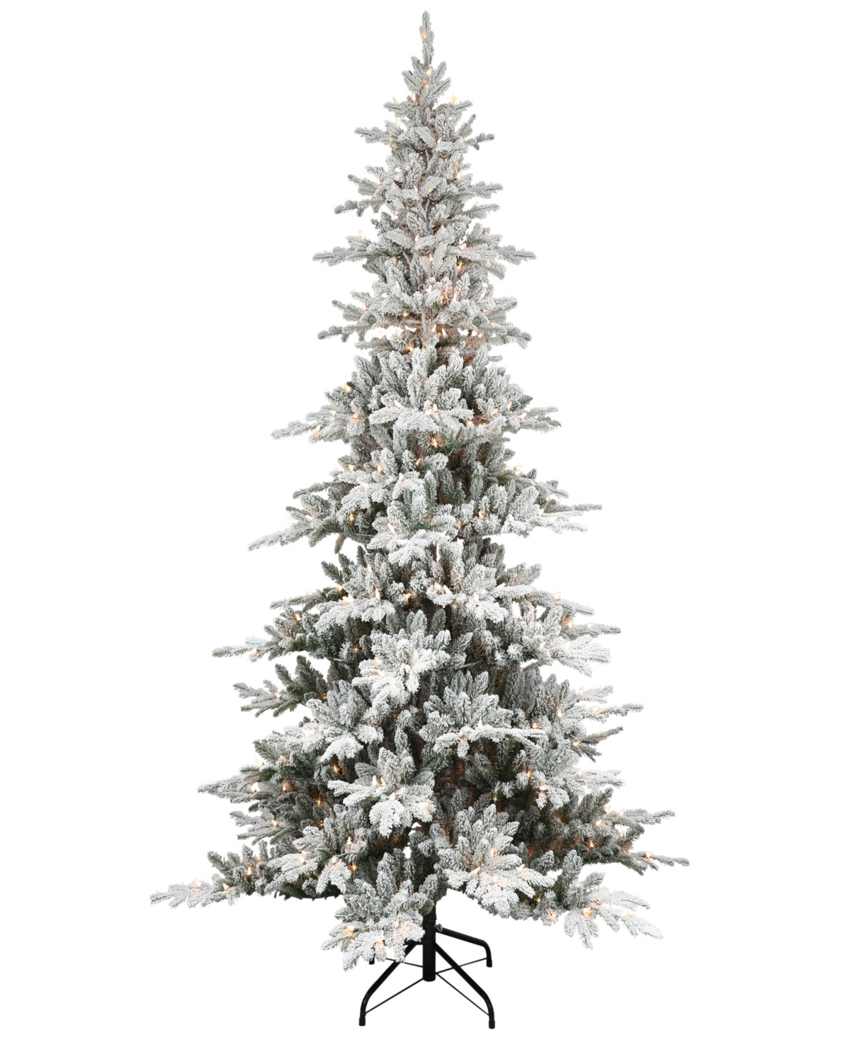 Click here for Puleo 7.5FT Pre-Lit Flocked Union Fir Artificial C... prices