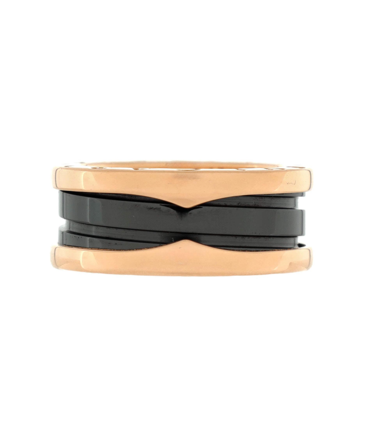 Click here for Pre-Owned Bvlgari B.Zero1 Two Band Ring - 18k rose... prices