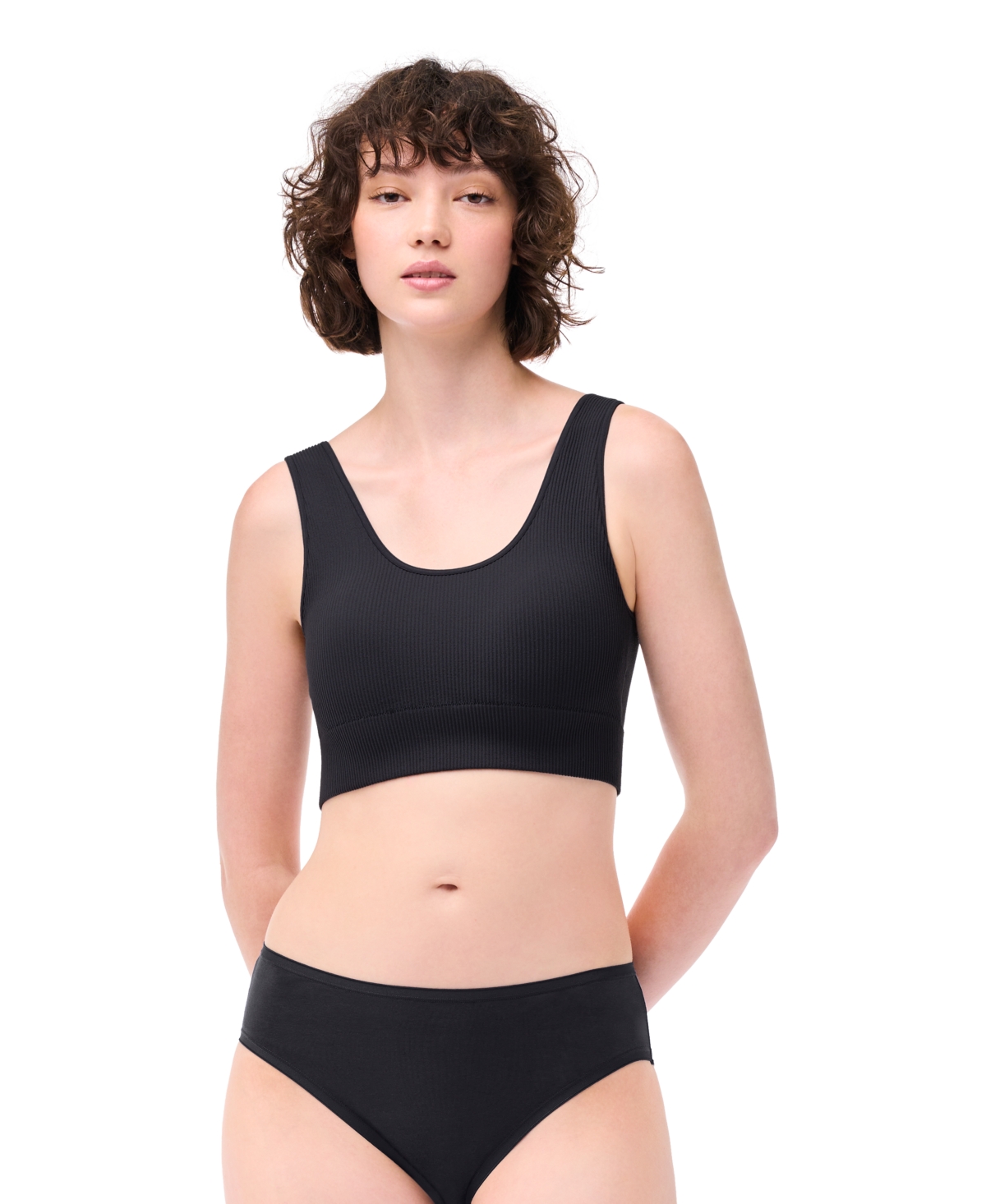 Gap GapBody Full Coverage Seamless Lounge Bra - True Black