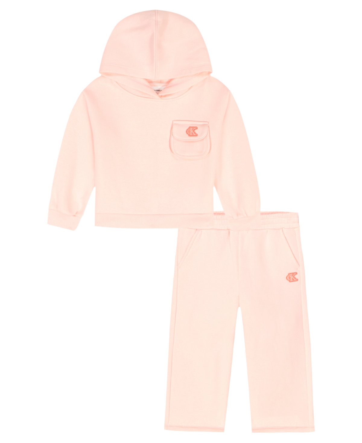 Click here for Calvin Klein Toddler Girls 2T-4T 2-Piece Fleece Ho... prices