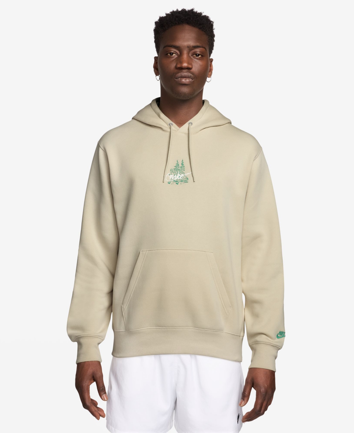 Click here for Nike Mens Sportswear Club Fleece Hoodie - Light Kh... prices