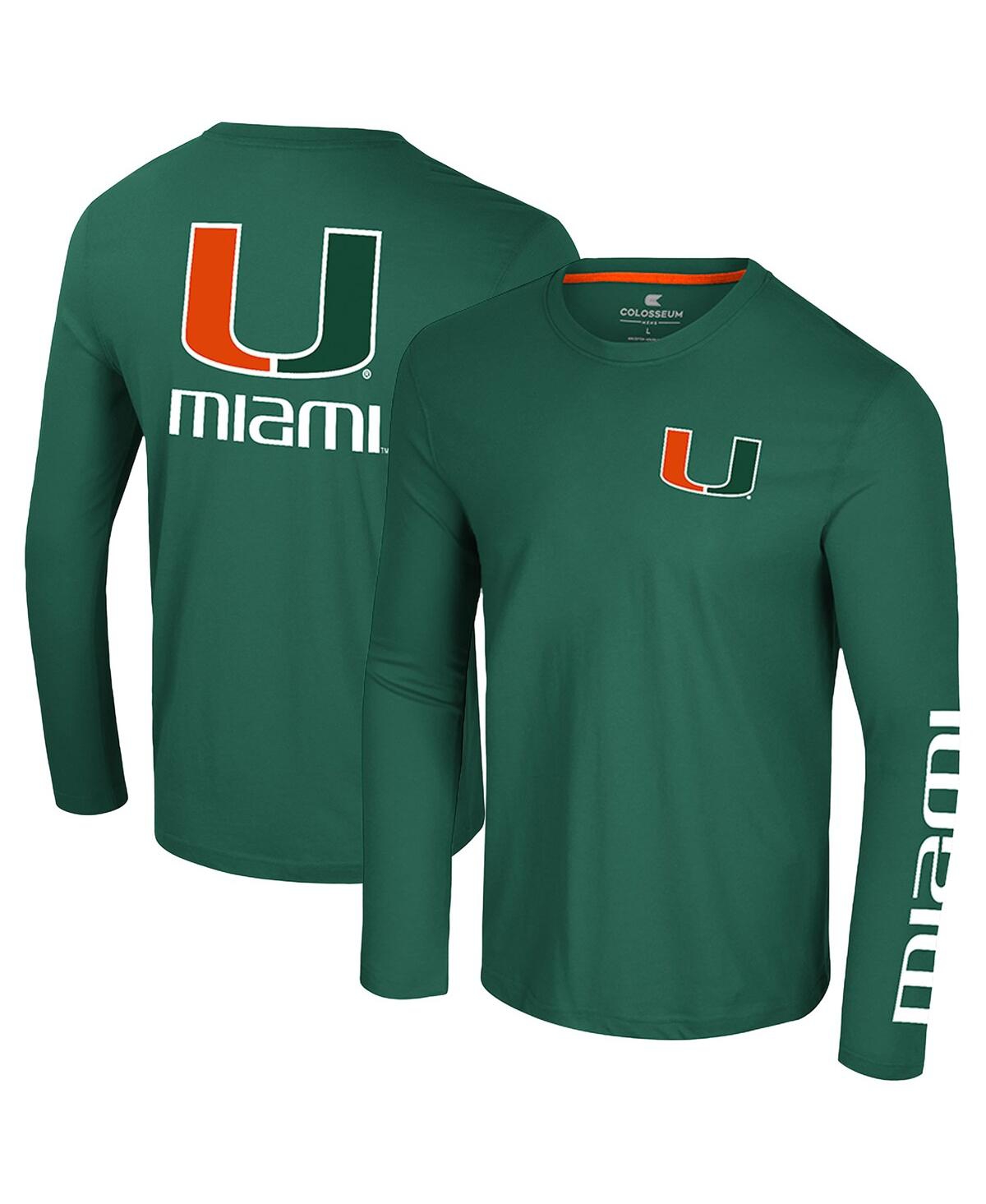 Click here for Colosseum Mens Green Miami Hurricanes Logo Lockup... prices
