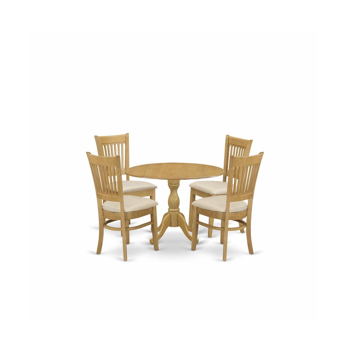 Click here for East West Furniture 5 Piece Modern Dining Table Se... prices
