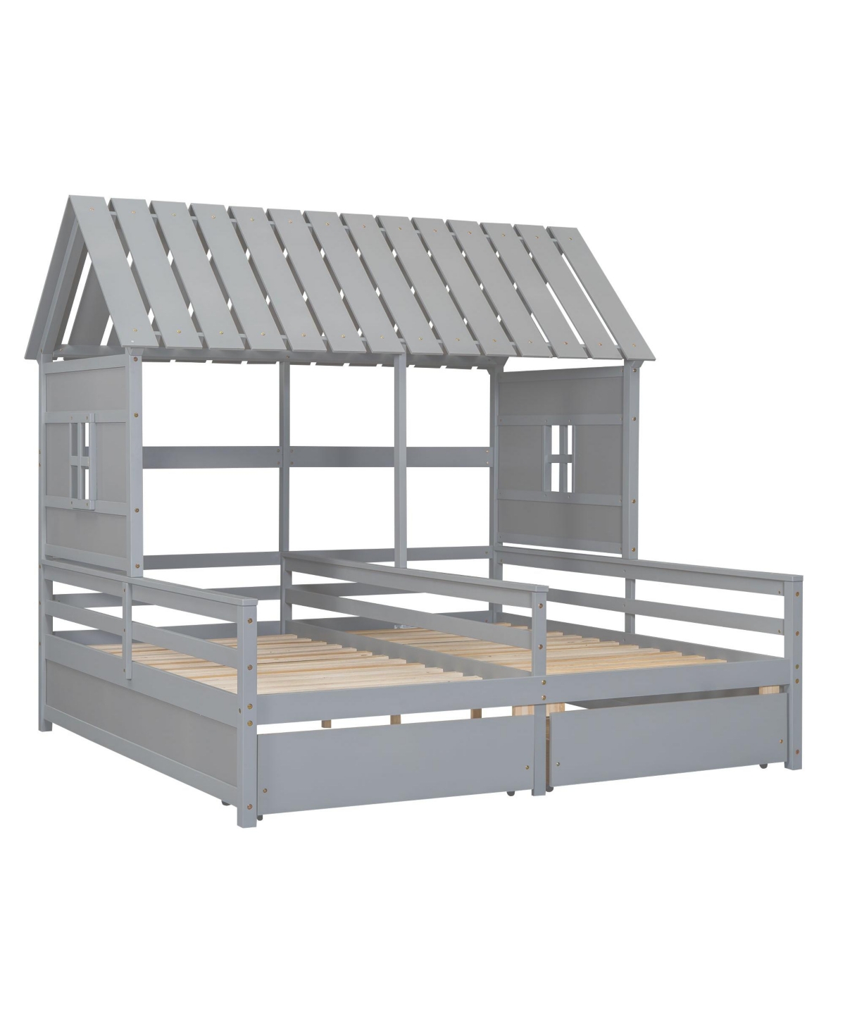 Click here for Twin Size House Platform Beds with Two Drawers for... prices