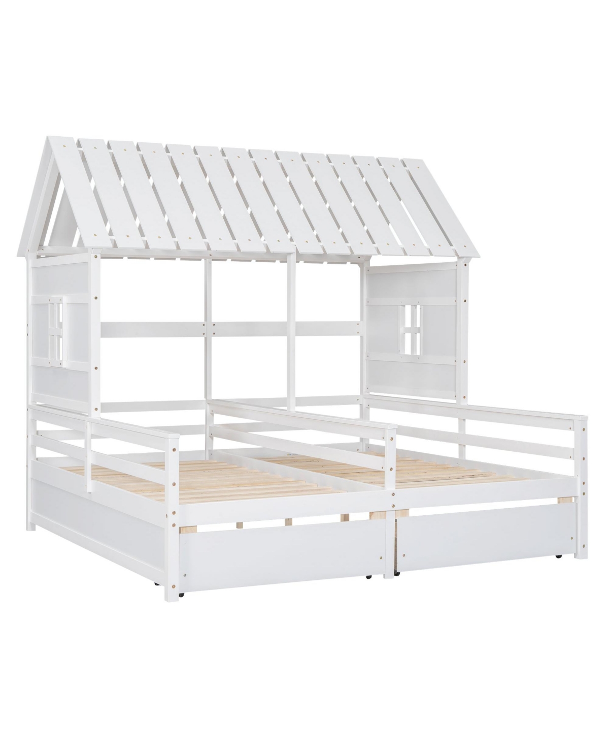 Click here for Twin Size House Platform Beds with Two Drawers for... prices