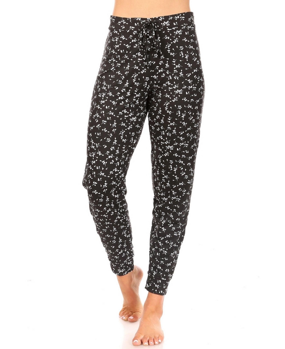 Click here for Tahari Womens Drawstring Jogger Pajama Pant - Flor... prices