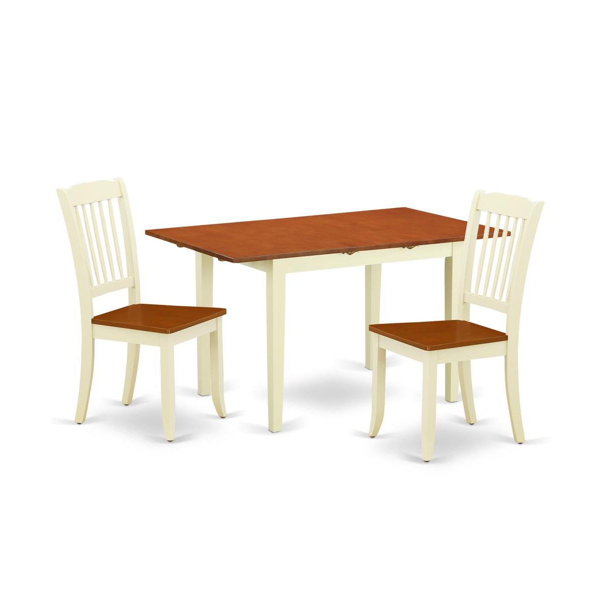 Click here for East West Furniture Dining Room Set Buttermilk & C... prices