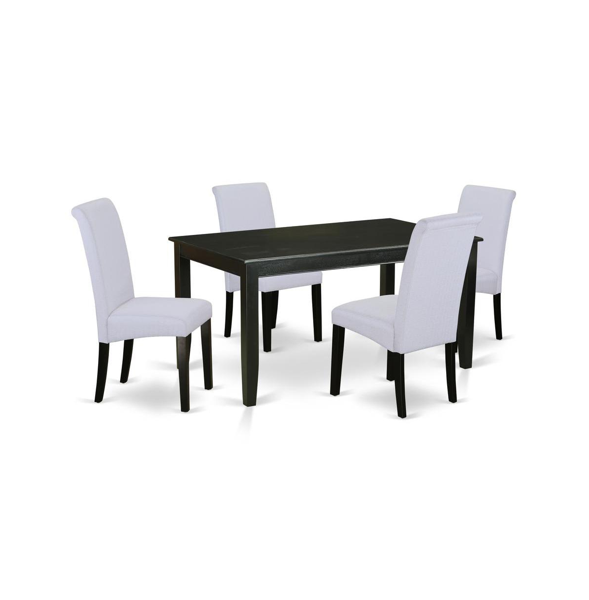 Click here for East West Furniture Dining Room Set Black - Black prices